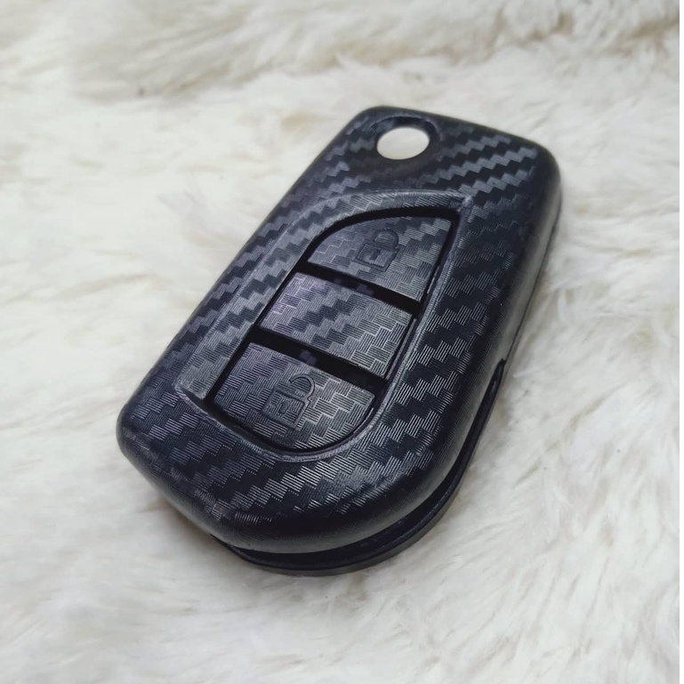 Carbon Designed Car Key Case 3 button Key Cover for Toyota Revo ...