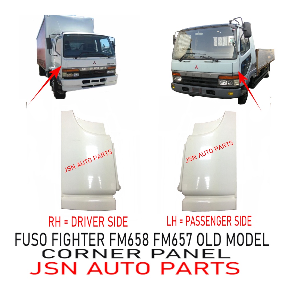 J113S06 CORNER PANEL FUSO FIGHTER FM657 FM658 OLD MODEL | Shopee ...