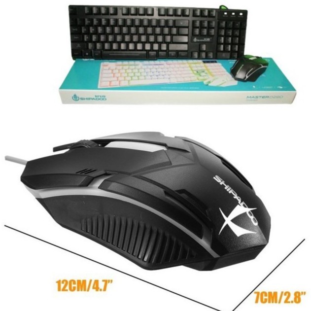 Gaming Keyboard With Mouse COMBO FOR COMPUTER PC GAME LAPTOP NOTEBOOK ...