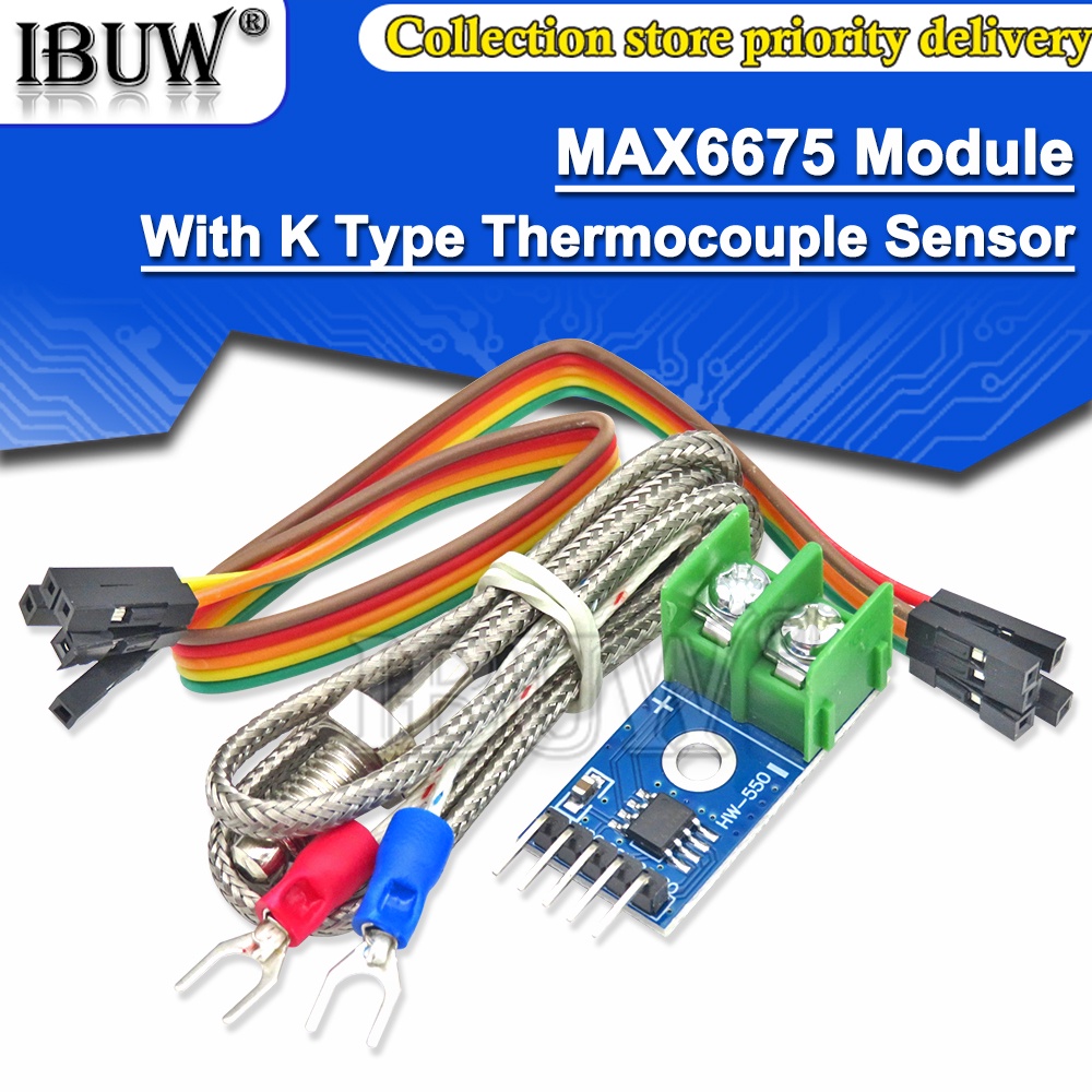 MAX6675 Module + K Type Thermocouple Thermocouple Senso Temperature ...