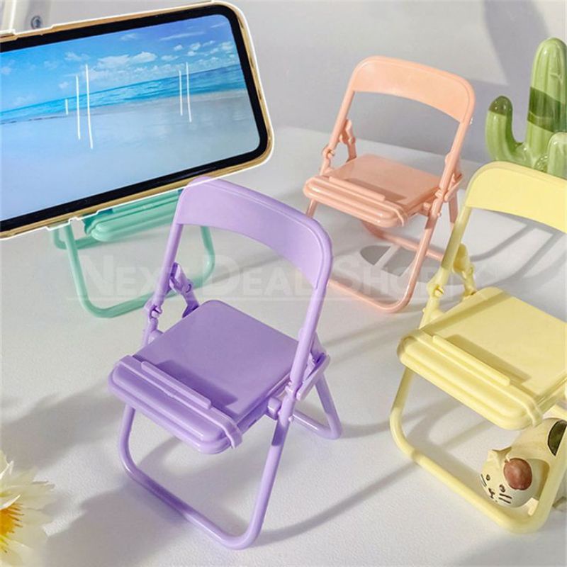 PHONE HOLDER MACARON CHAIR / FOLDING CHAIR STAND UNIVERSAL HP HOLDER ...