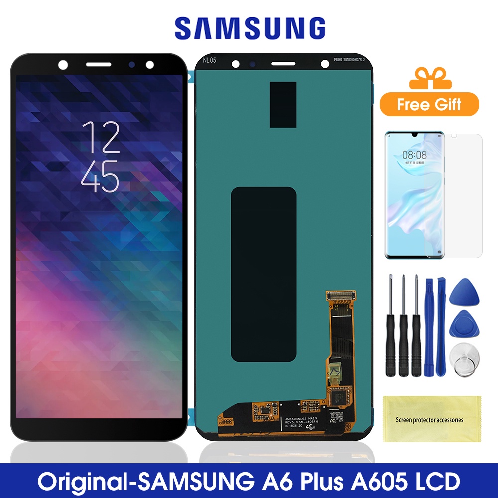 For Samsung Galaxy A6+ 2018 A605 SM-A605G/DS LCD Display Touch Screen ...
