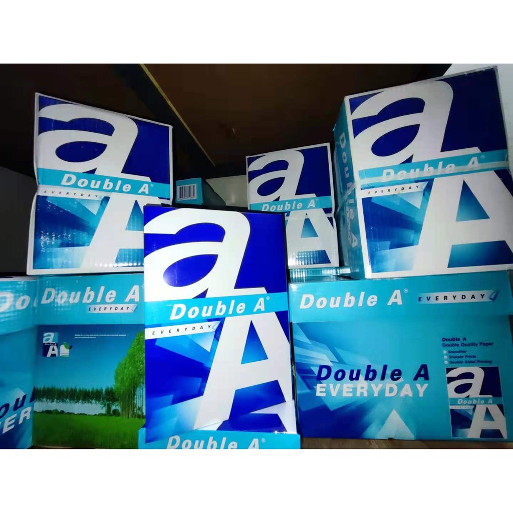 Double A Premium Paper 70G / 80G A4 B5 1Rim(500sheets) | Shopee Philippines