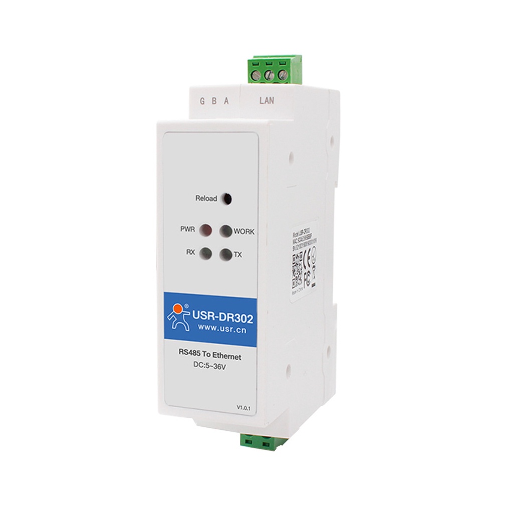 USR-DR302 Modbus RS485 SERIAL Port TO Ethernet Converter Bidirectional ...