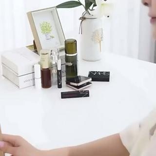 Small Wooden Mirror 360 Degree Portable Adjustable Table Desk Mirror ...