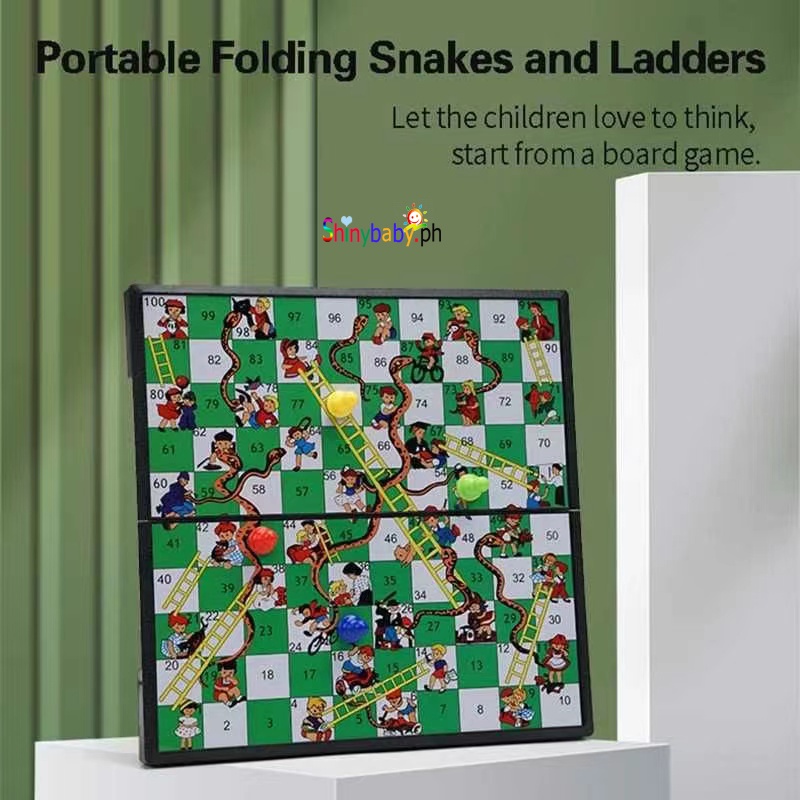 Large Snake Ladder Chess Board and Family Game Large Size Chess Board ...