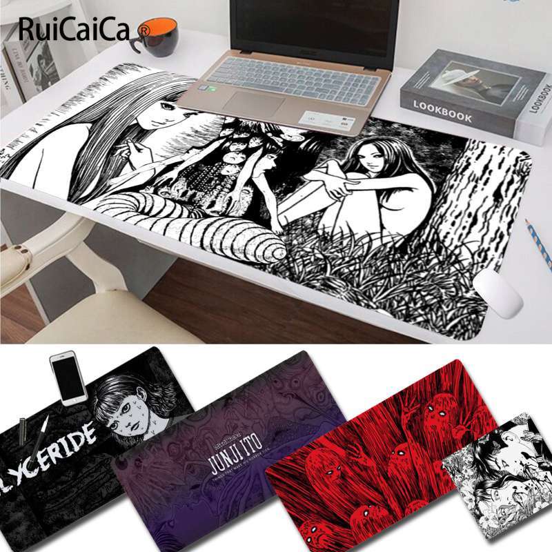 RuiCaiCa My Favorite Junji Ito Tees Horror Rubber Mouse Durable Desktop ...
