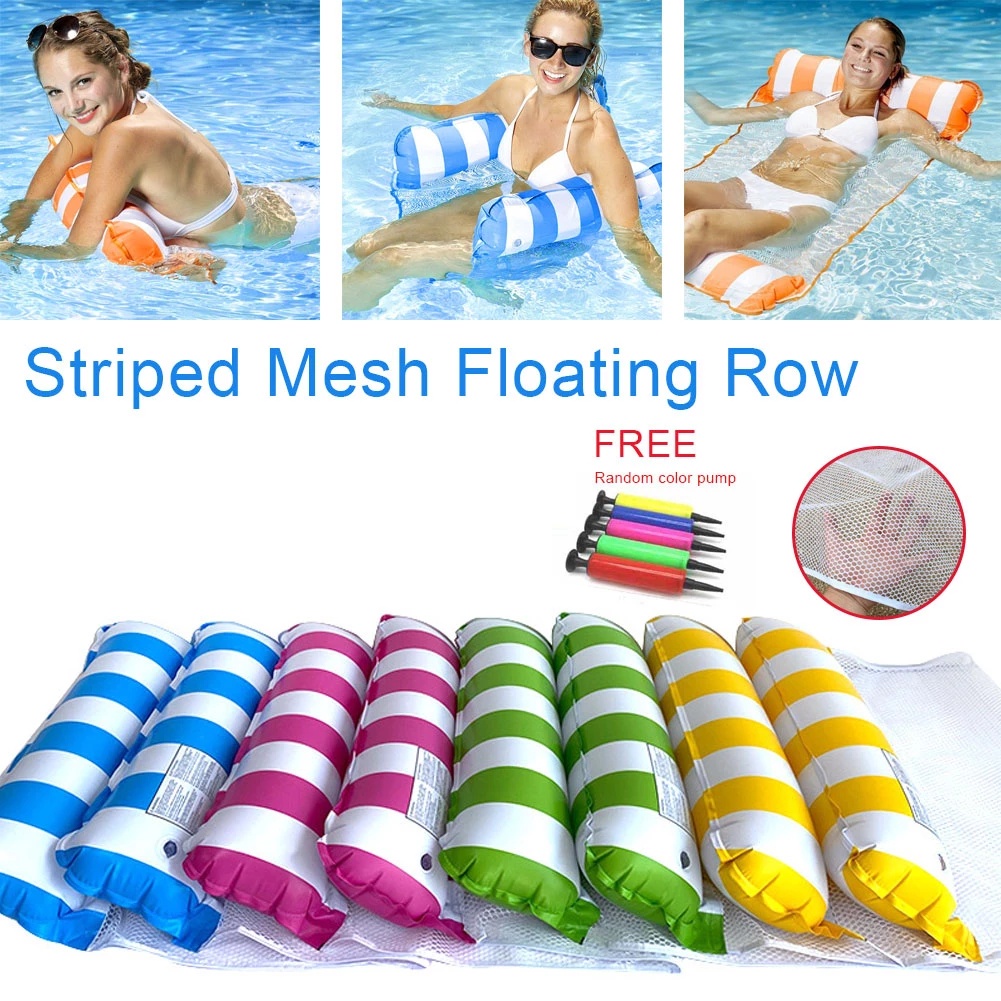 PVC Inflatable Adult Inflatable Recliner Floating Bed Water Hammock ...