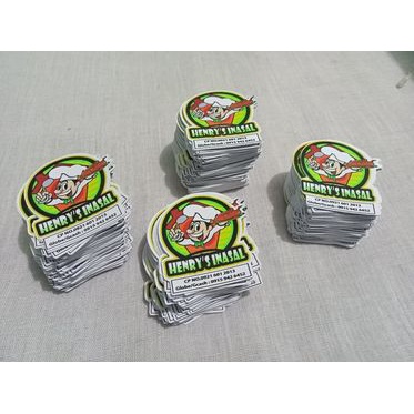 sticker labels - Henrys Inasal | Shopee Philippines