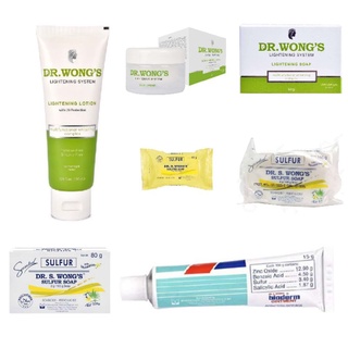 Dr. S. Wong's Bioderm Ointment Dr Wong Sulfur Soap and Lightening Soap ...