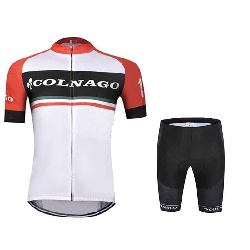 COLNAGO Cycling Jersey Set Men Retro Cycling Clothing Bicycle Shorts ...