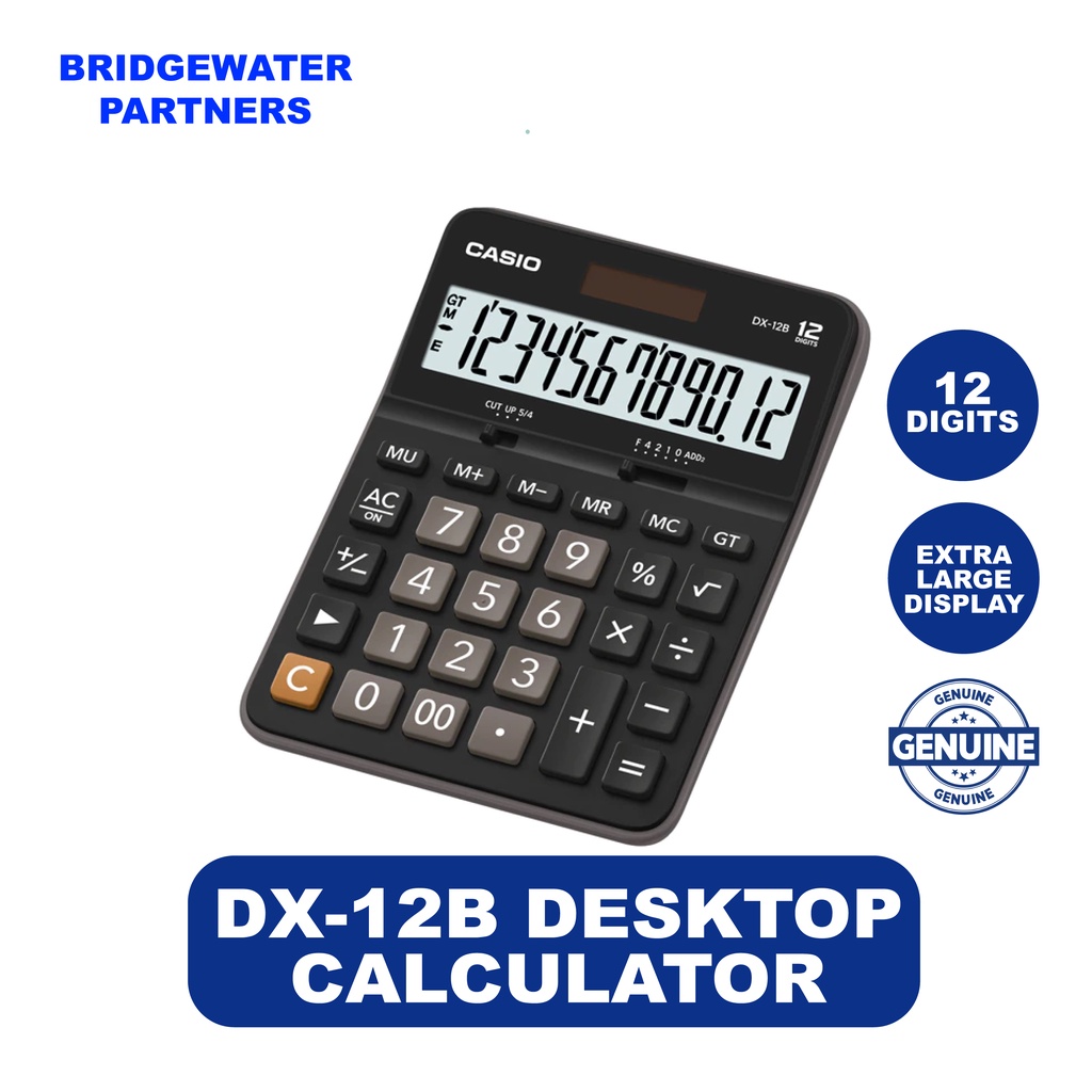 Casio DX-12B Desktop Calculator | Shopee Philippines