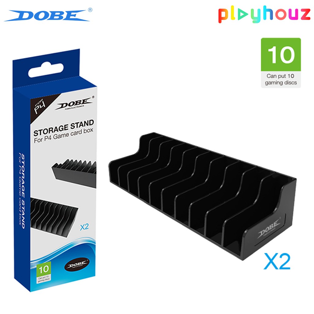 DOBE Storage Stand for PS4 PS5 XBOX SERIES X XBOX ONE Games CD Rack ...