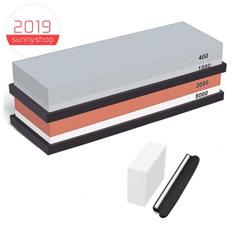 home lifeComplete Sharpening Stone Set 400/1000 Grit Water Stone, 3000/ ...