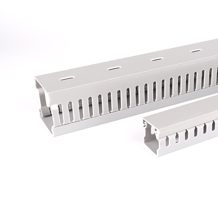 1 Meter PVC Cable Tray/Duct Slotted 1.0 Meter Length 30 x 30mm/50 x ...