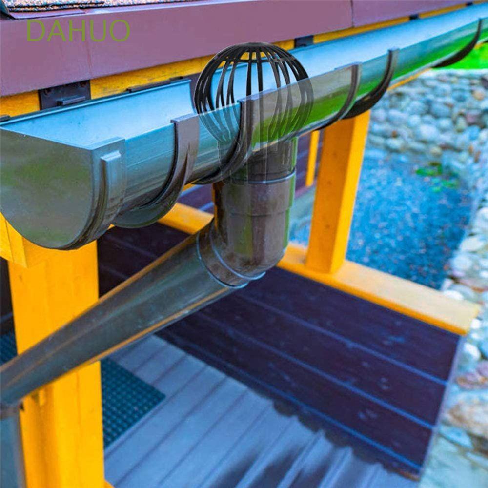 DAHUO Black Gutter Guard Roof Leaf Filter Downspout Filter No Moss ...