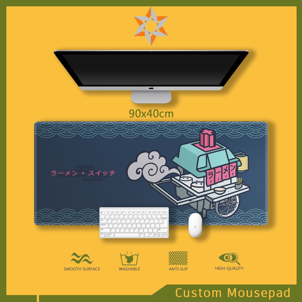 Ramen Switch Large Mousepad Extended Mouse pad Large Gaming Mouse pad ...
