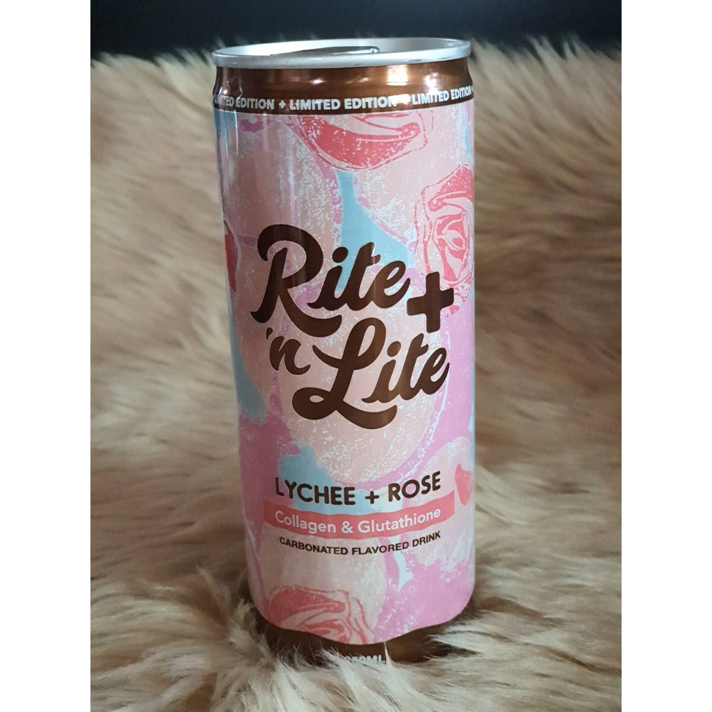 RITE 'N LITE (250ml) * 24 pcs (1 case) - LYCHEE + ROSE Flavor | Shopee ...