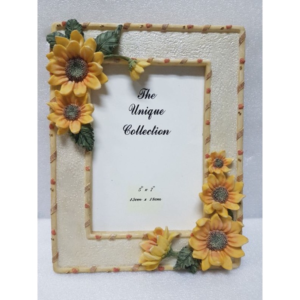 5R photo frame sunflower design | Shopee Philippines