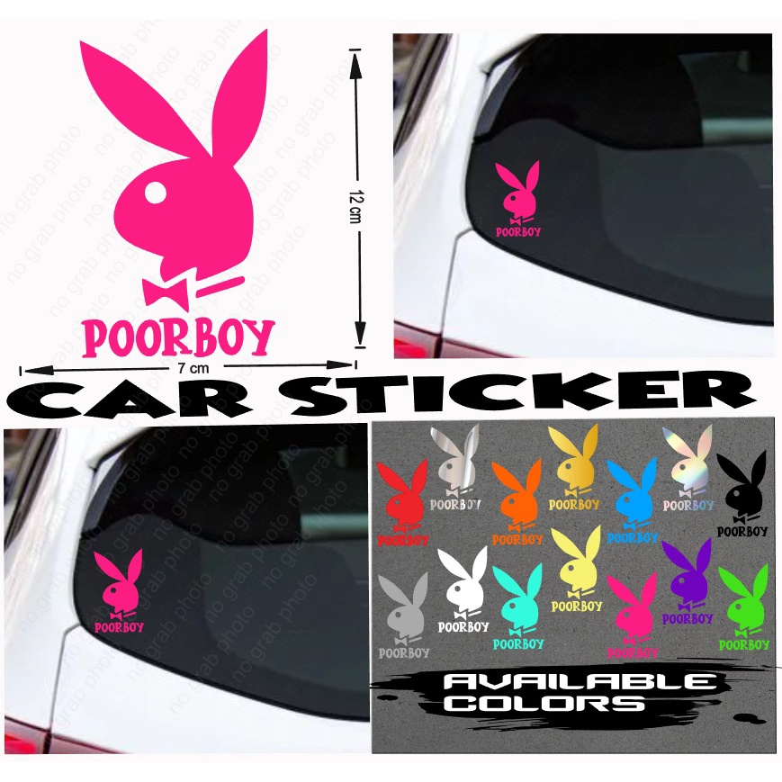 Poor boy sticker for car and motorcycle | Shopee Philippines