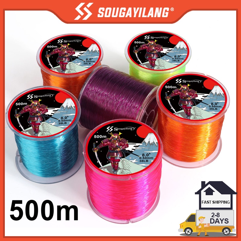 Sougayilang Fishing Line Length 500m 7-38LB 5 Colors To Choose Nylon Thread Used For Competition ...
