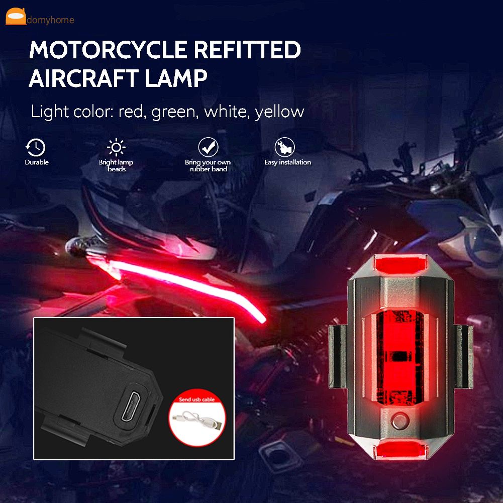 (ready) 3/4/7 color motorcycle bikes flashing Tail Light lights modified drones aircraft lights ...