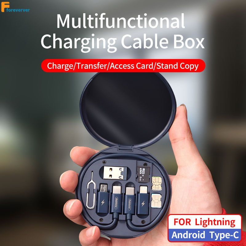 Remax RC_190 Data Cable 60W MultiFunction Fast Charging All-in-one Data Cable Free Conversion ...