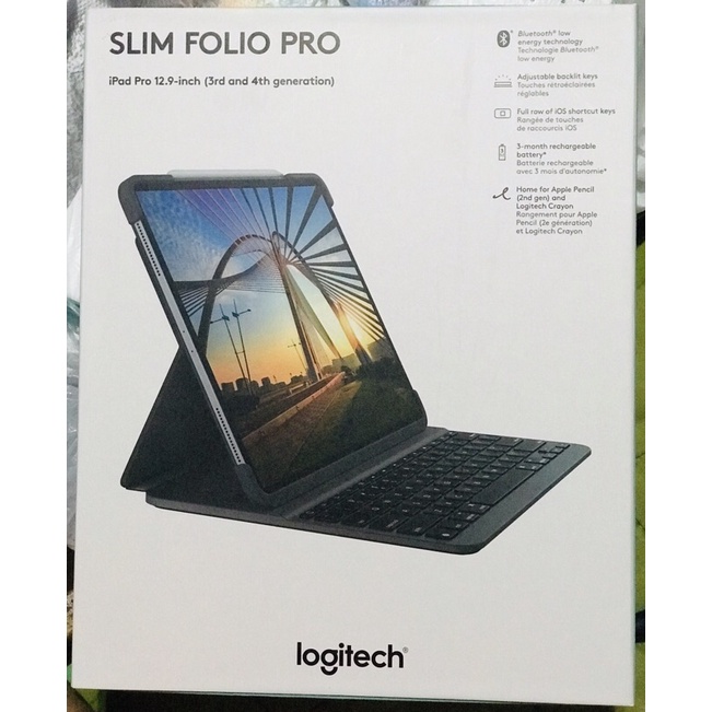 Logitech Slim Folio Pro iPad Pro 12.9-inch(3rd & 4th gen). | Shopee Philippines