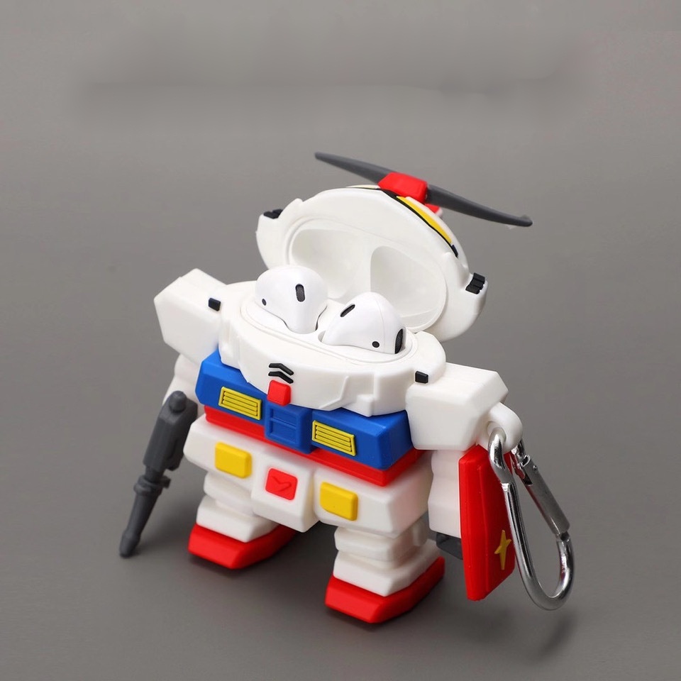 Cartoon Gundam Silicone Earphone Cases For Apple Airpods 1 2 Pro ...