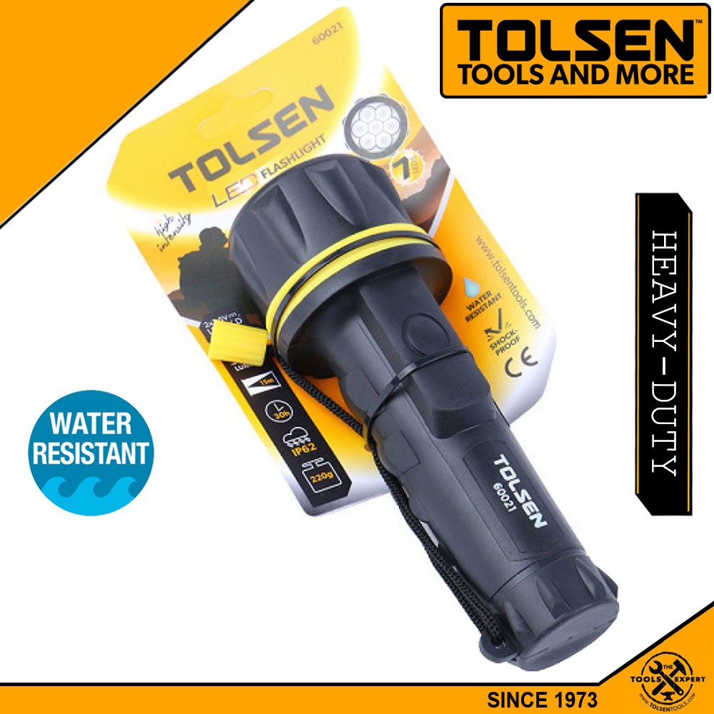 Tolsen LED Flashlight High Intensity [ONLINE EXCLUSIVE] (3LED) 60020 ...