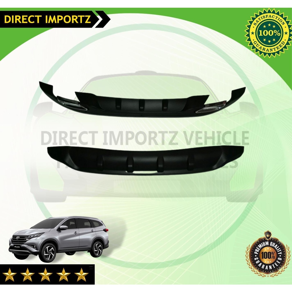 Toyota Rush 2018 to 2025 OEM Rear and Front Under Run (Nudge Bar) 2019 ...