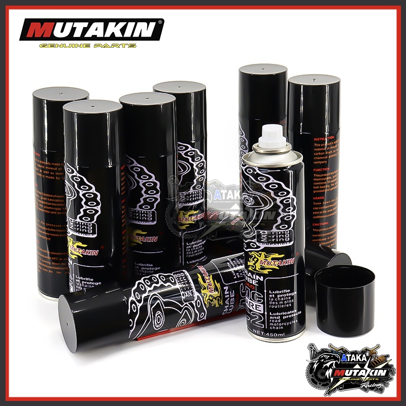 MUTAKIN 450ML Standard Lubricant for Motorcycle and Bicycle | Shopee ...