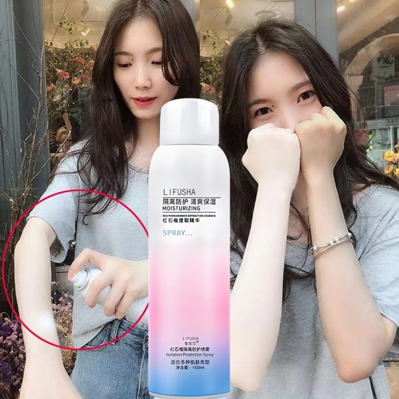 150ml LIFUSHA Sunscreen Spray summer girl Pomegranate Isolation ...