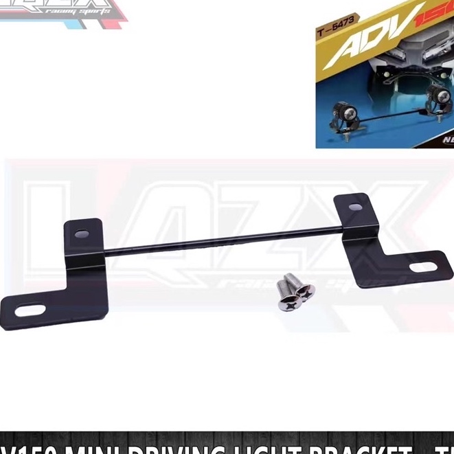 Honda ADV 150 Mini Driving Light Bracket &Light Bracket &Blue Water ...