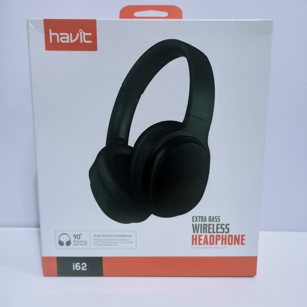 Havit headphone wireless bluetooth headphones model I62 over-ear headphones. | Shopee Philippines