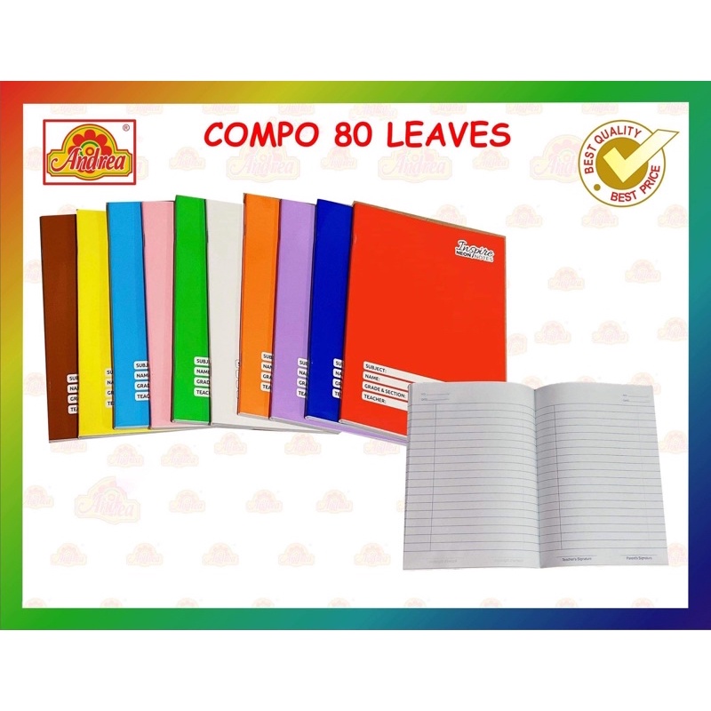 Composition Notebook Ordinary | Andrea | Shopee Philippines