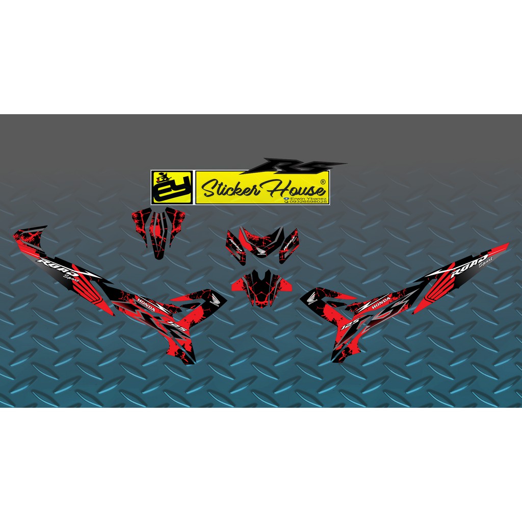 RS 125 fi Decals Laminated | Shopee Philippines