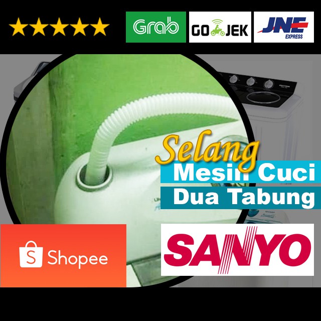 MESIN Sanyo Two 2 Tube Washing Machine Water Inlet Inlet Hose | Shopee ...