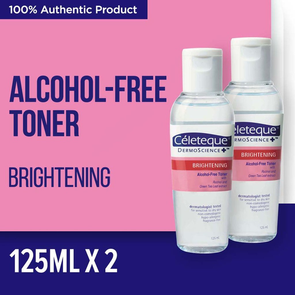 Brightening Alcohol-free Toner 125mL x 2 | Shopee Philippines