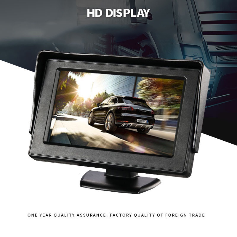 4.3 Inch Car Reverse Monitor Rear View Camera LCD Display with Night ...