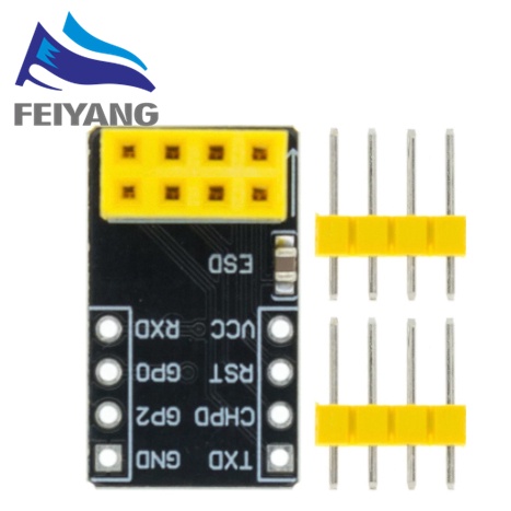 ESP-01 Esp8266 ESP-01S Model Of The ESP8266 Serial Breadboard Adapter To WiFi Transceiver Module ...