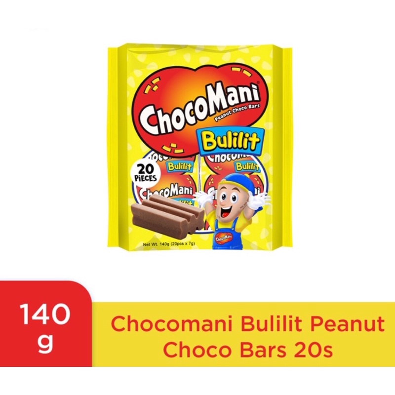 ChocoMani Bulilit 140g 20 pcs inside | Shopee Philippines