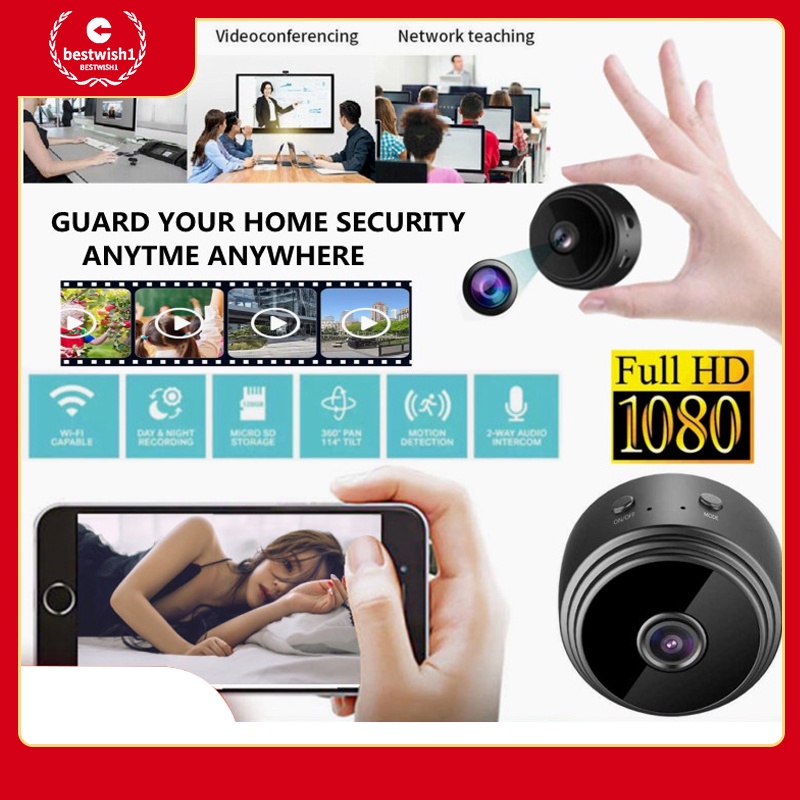 1080P HD Mini Spy IP WIFI Camera Wireless Hidden Home Security Night ...