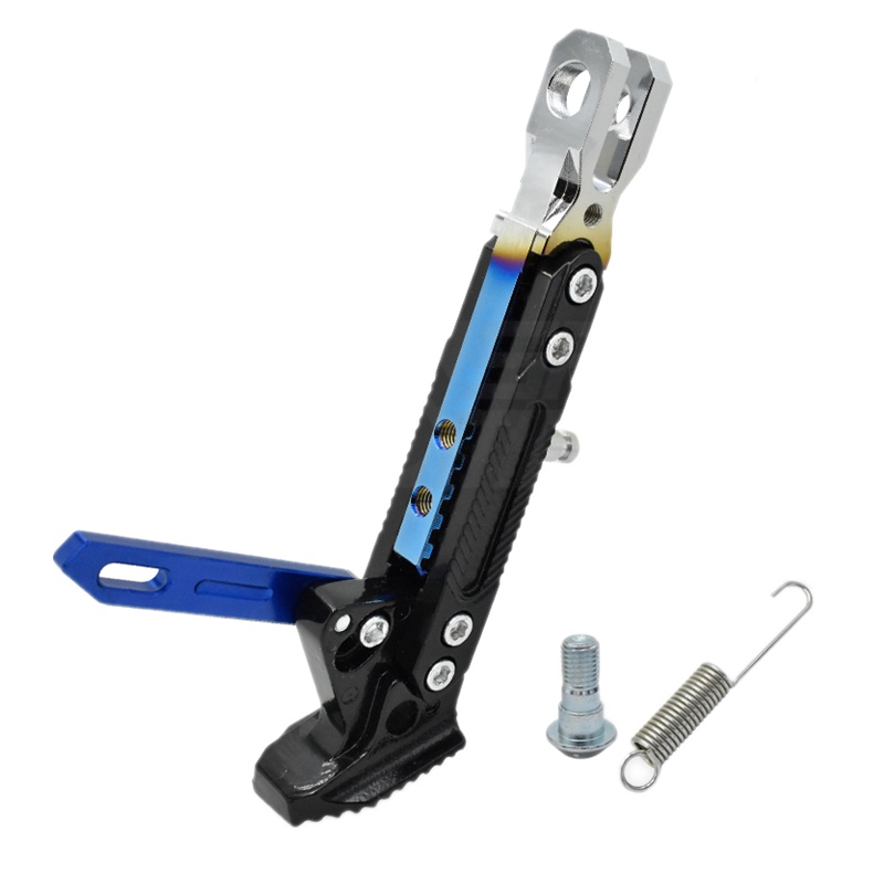 Motorcycle Side Stand Adjustable Foot Side Support Stand CNC Alloy ...