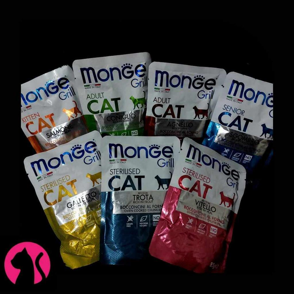 Monge Grill Adult Cat and Kitten Wet Food Pouch 85g | Shopee Philippines