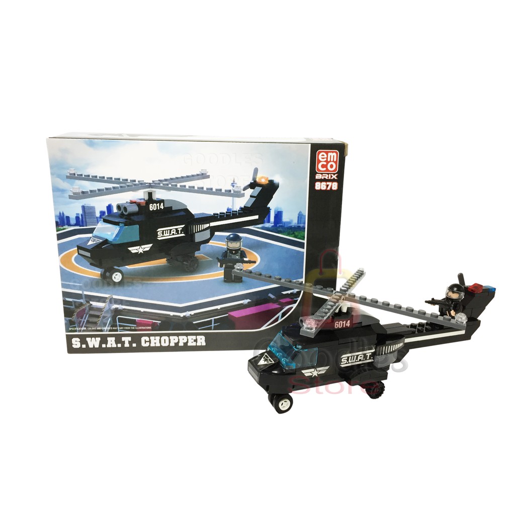 EMCO BRIX SWAT Series Chopper Pursuit Vehicle Police Car Airplane ...