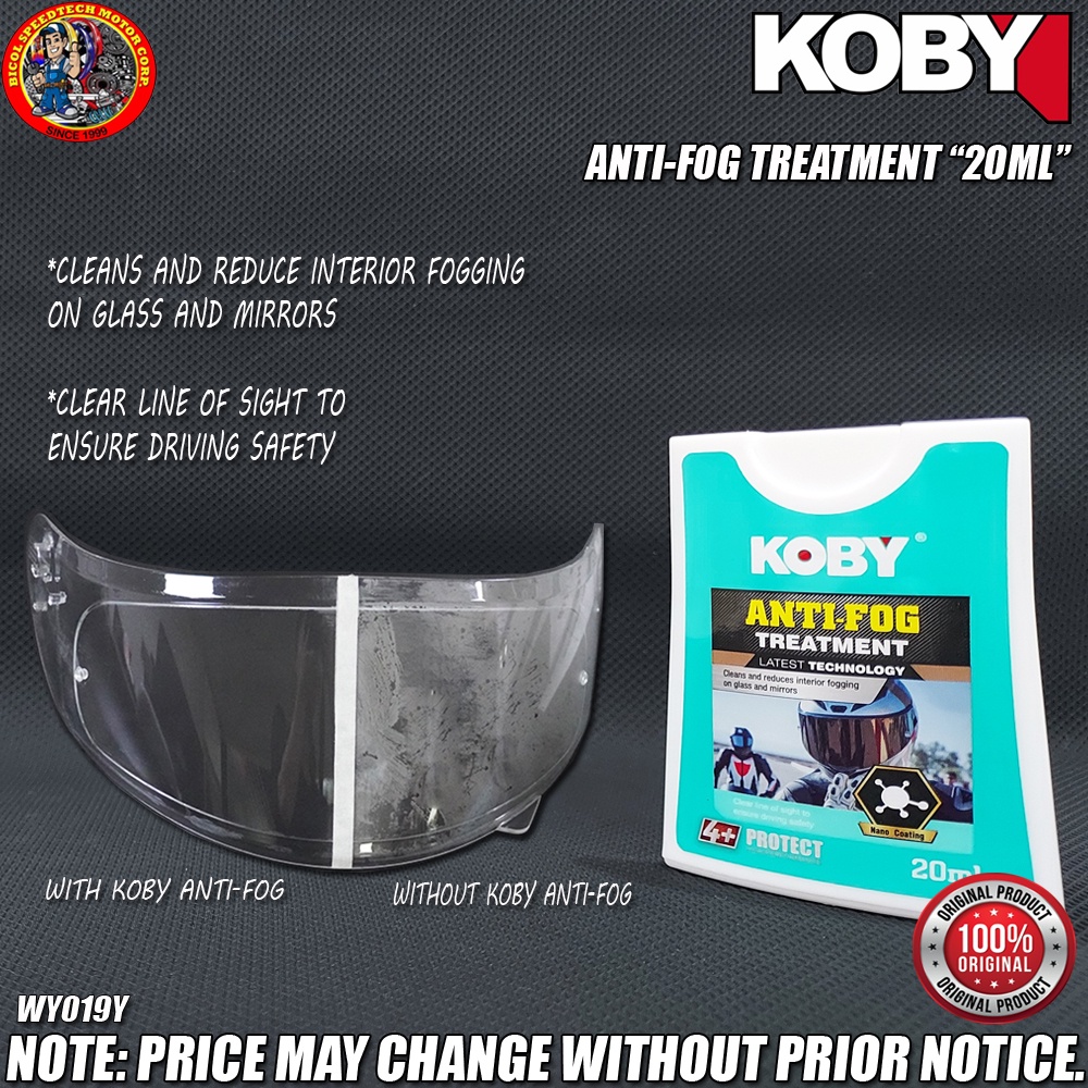 KOBY ANTI FOG TREATMENT 20ML (WY019Y) | Shopee Philippines
