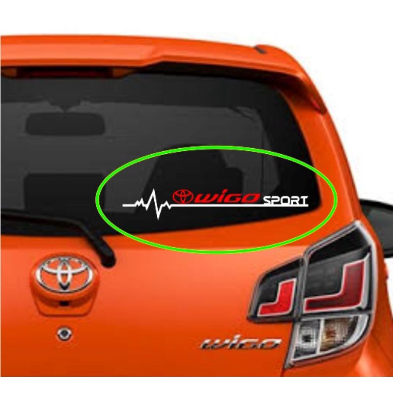 Toyota Wigo Sport Sticker for Rear Windshield | Shopee Philippines