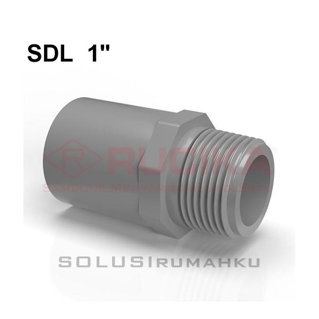 Rucika Outer Thread Socket AW 1" / SDL 1 inch / Male Thread Socket ...