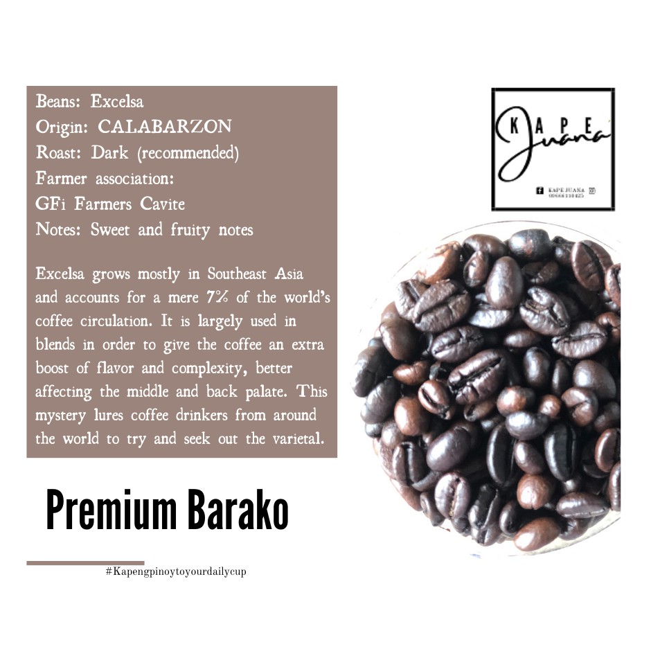 PREMIUM KAPENG BARAKO (EXCELSA) 250G | Shopee Philippines